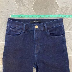 J Brand | Jeans | J Brand Ruby Highrise Ruffled Cropped Skinny Jean ...